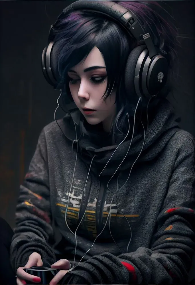 Cute Gamer Girl Photography Midjourney Prompt | PromptBase