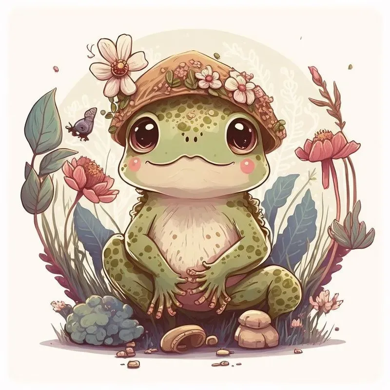 Cute Cottagecore Aesthetic Animals Midjourney Prompt | PromptBase