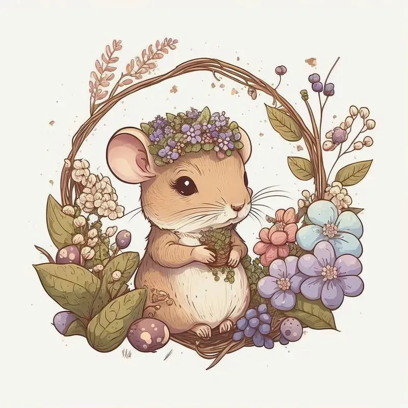 Cute Cottagecore Aesthetic Animals Midjourney Prompt | PromptBase