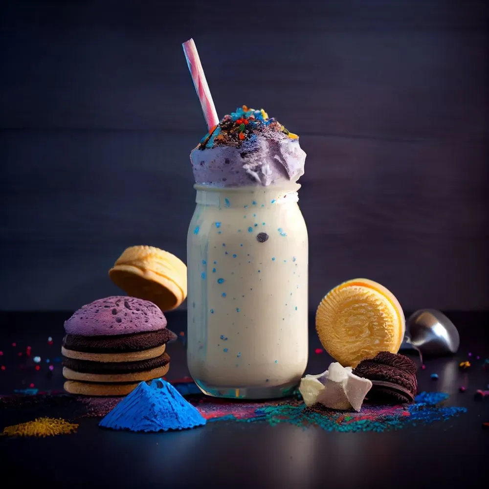 Milkshake Commercial Photographs Midjourney Prompt | PromptBase