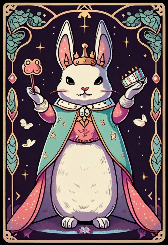 Cute Animal Tarot Cards Midjourney Prompt | PromptBase