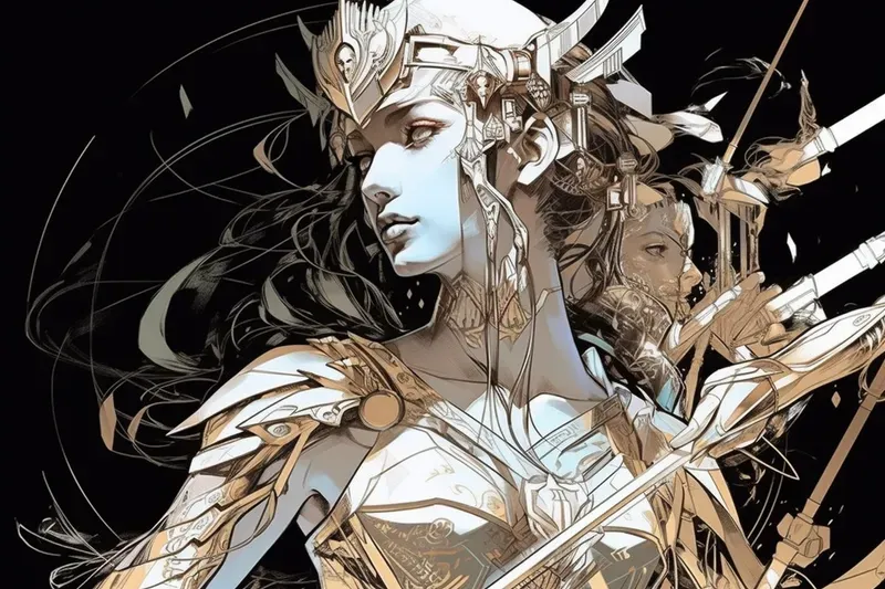 Greek Gods And Goddesses Cool Posters Midjourney Prompt | PromptBase