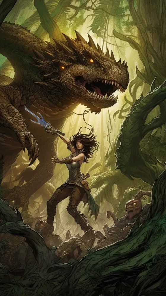 Epic Comic Fight Scenes Midjourney Prompt | PromptBase