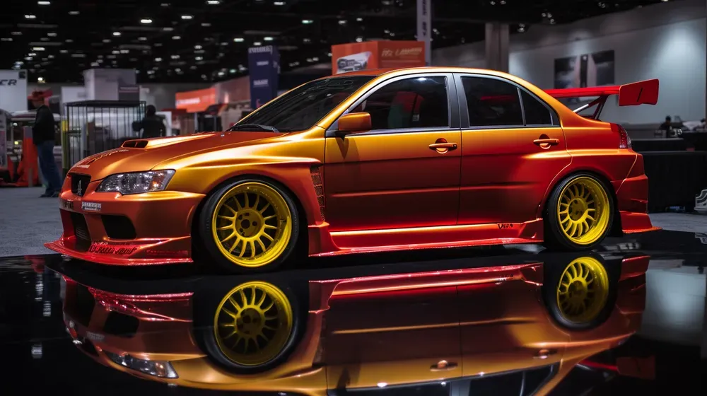 Modified Car Show Photos Midjourney Prompt | PromptBase