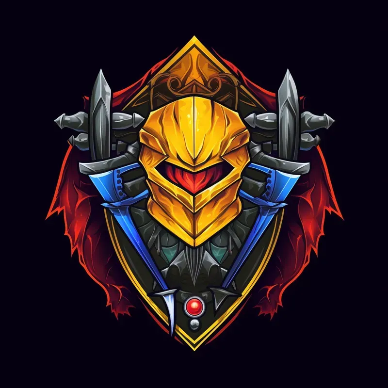 E-sport Video Game Emblems Midjourney Prompt | PromptBase