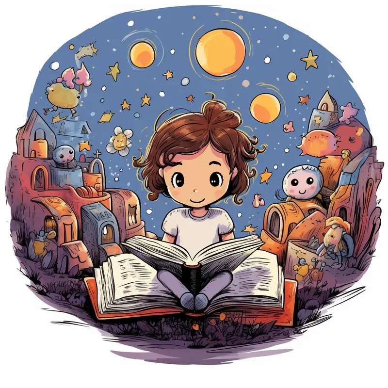Cute Cartoon Storybook Drawings Midjourney Prompt | PromptBase