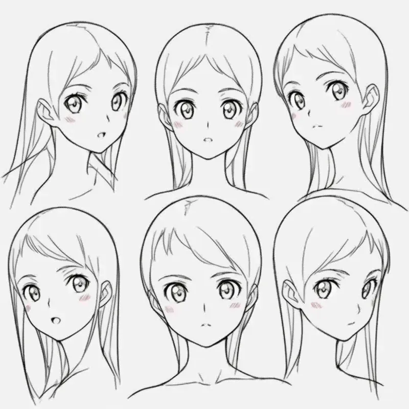 Anime Drawing References Midjourney Prompt | PromptBase