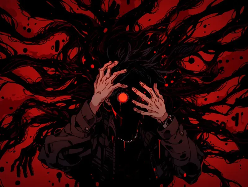 Creepy Eerie Anime Horror Mangas Midjourney Prompt | PromptBase