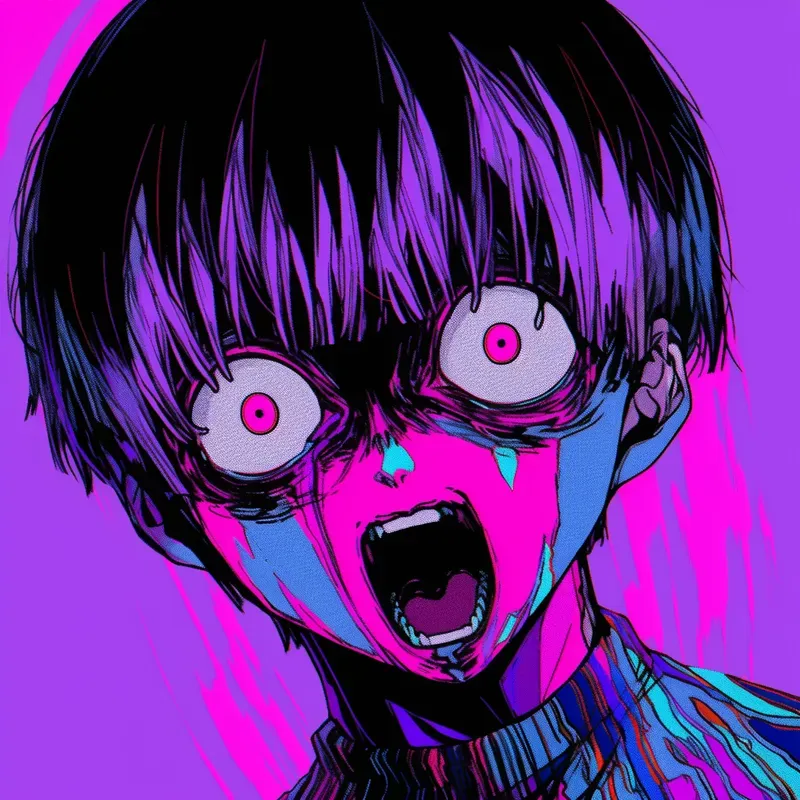 Y2k Vaporwave Dark Anime Aesthetics Midjourney Prompt | PromptBase