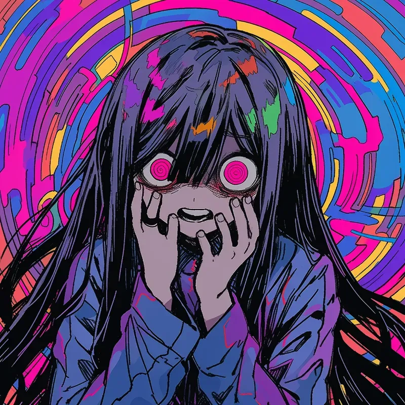 Y2k Vaporwave Dark Anime Aesthetics Midjourney Prompt | PromptBase