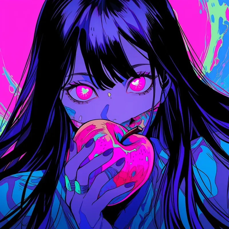 Y2k Vaporwave Dark Anime Aesthetics Midjourney Prompt | PromptBase