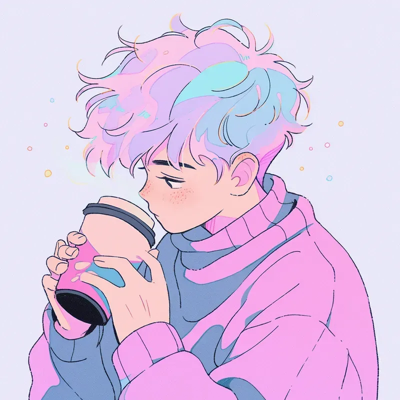 Pastel Y2k Nostalgia Animes Midjourney Prompt | PromptBase