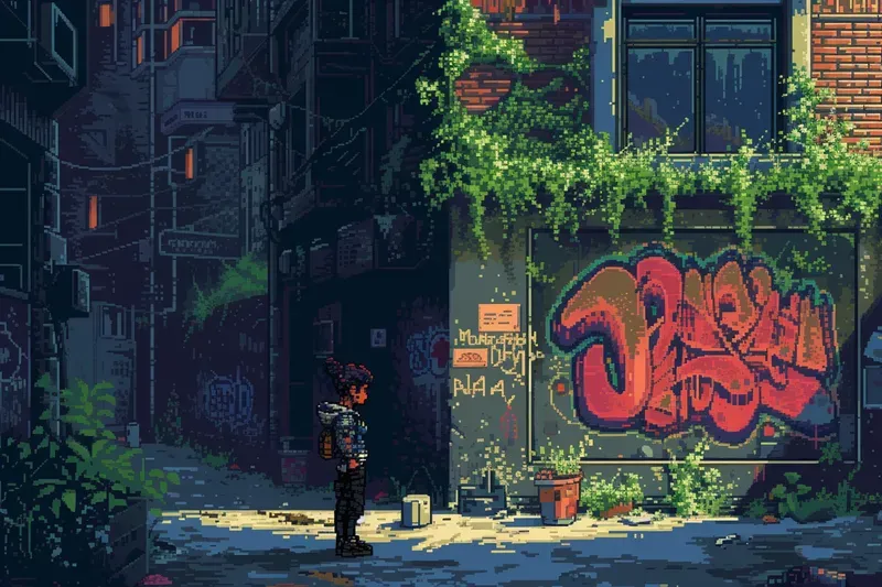 16 Bit Pixel Art Game Graphics Midjourney Prompt | PromptBase