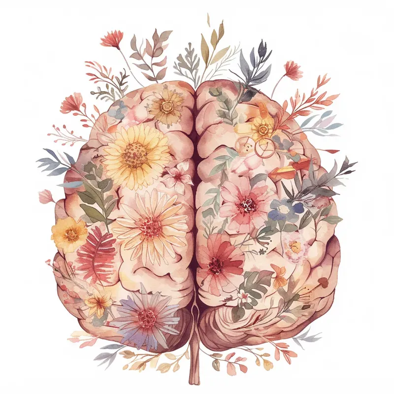 Boho Floral Human Anatomies Midjourney Prompt | PromptBase