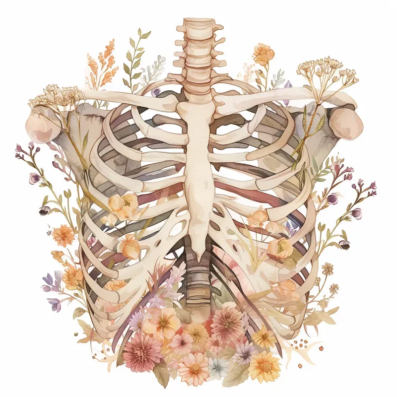 Boho Floral Human Anatomies Midjourney Prompt | PromptBase