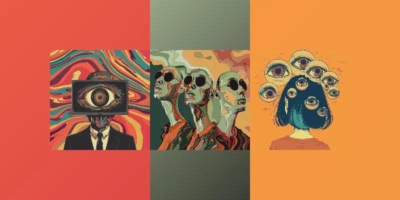 Trippy Retro Weirdcore Aesthetic Generator App | PromptBase