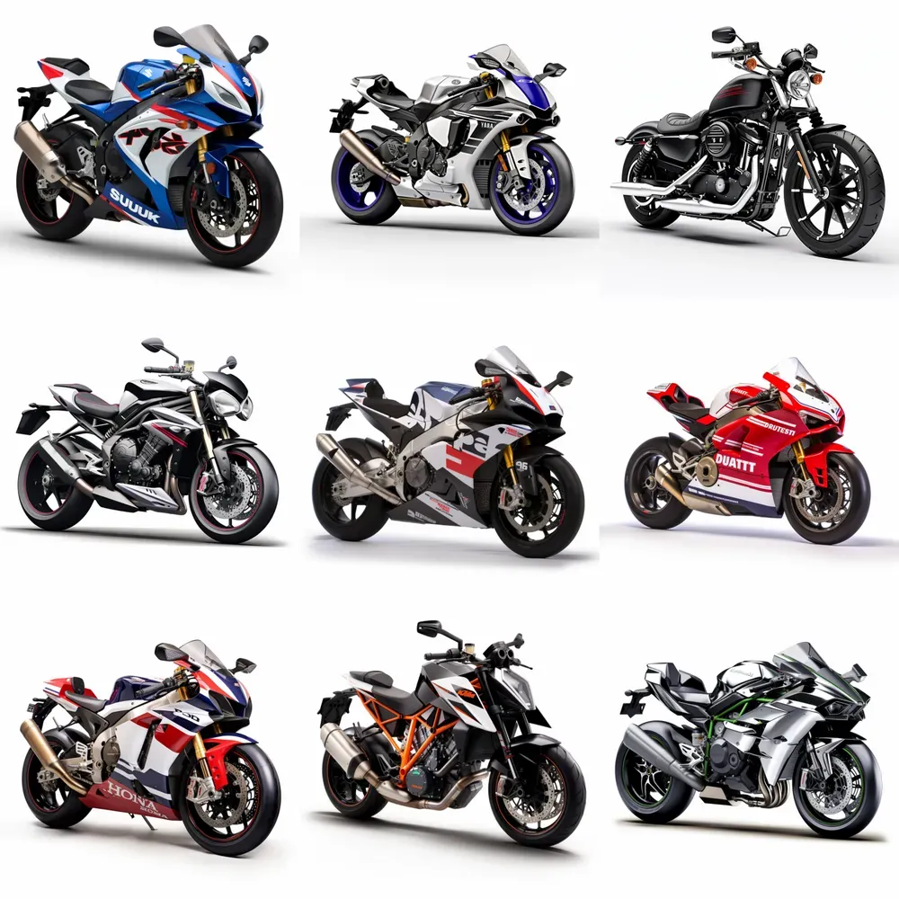 Cool Motorcycles 3D Renders Midjourney Prompt | PromptBase