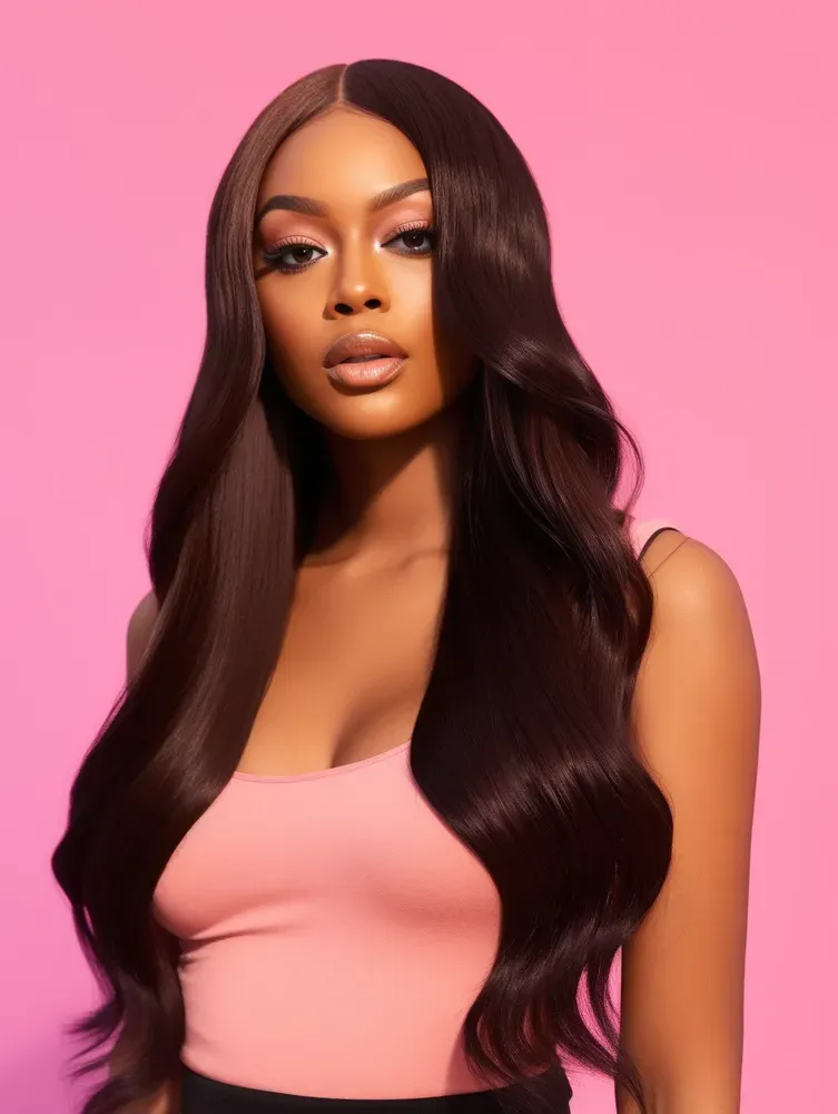 Black Women Hair Extensions Wig Models Midjourney Prompt Promptbase
