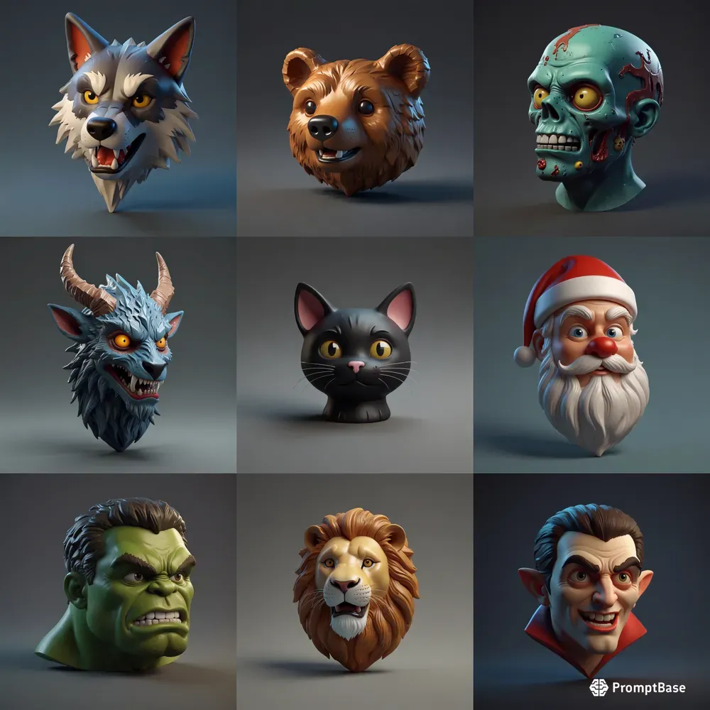 Shiny Cartoon Icon Visuals Leonardo Ai Prompt | PromptBase