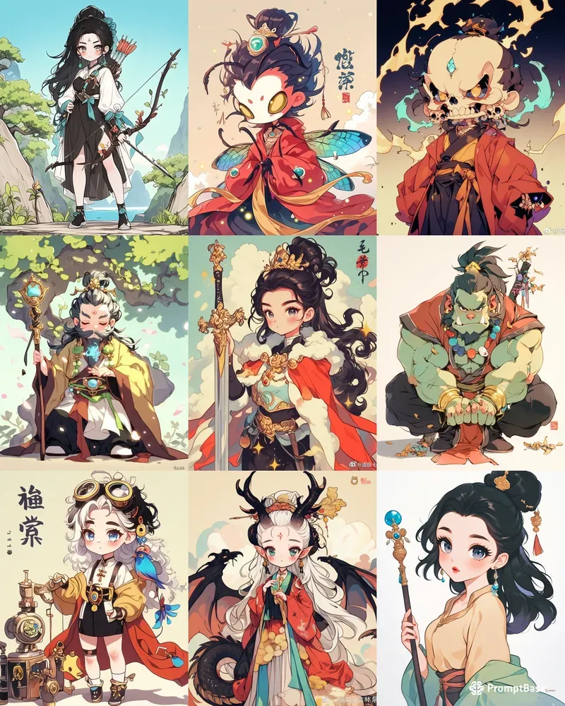 Cartoon Style Character Art Midjourney Prompt | PromptBase