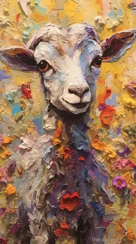 Vivid Impasto Oil Paintings Of Animals Midjourney Prompt | PromptBase