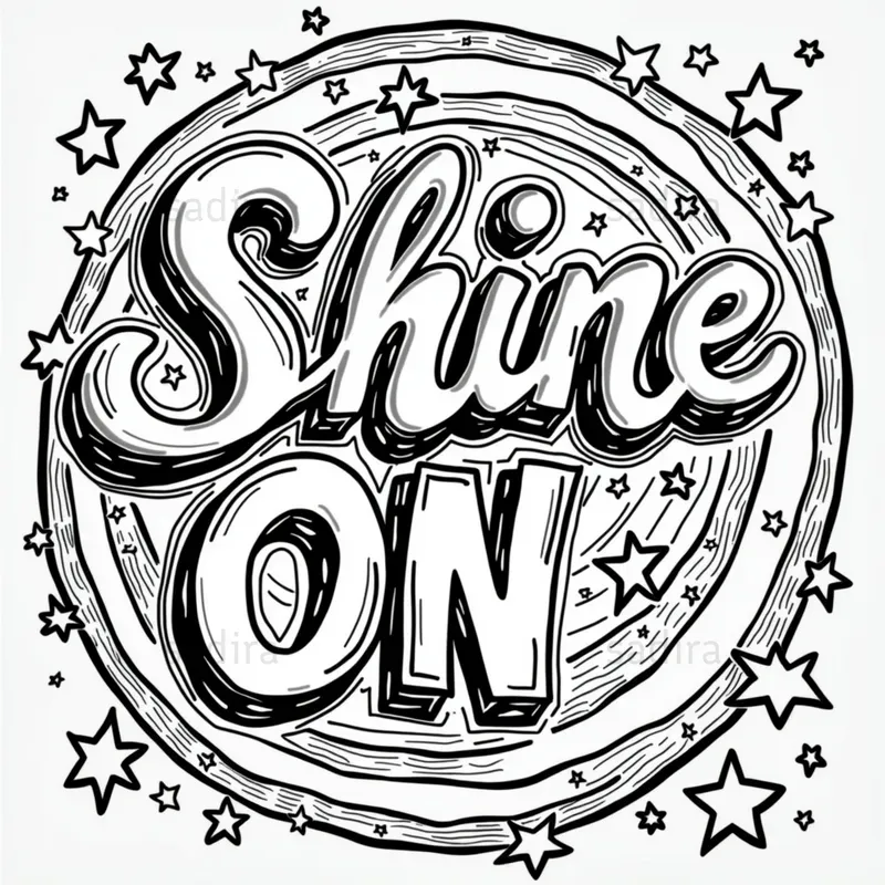 Retro Groovy Quote Coloring Pages FLUX Prompt | PromptBase