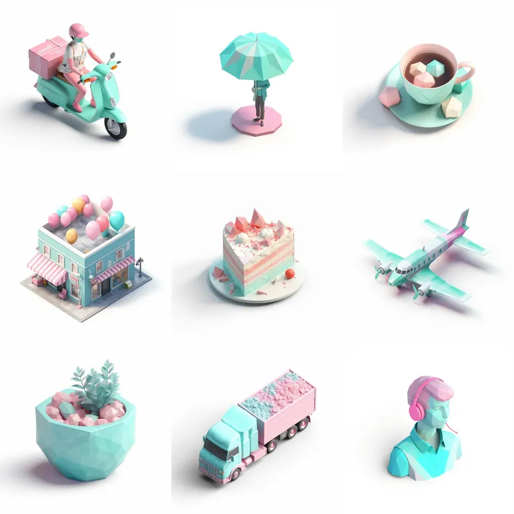 Professional 3D Illustrations Midjourney Prompt | PromptBase