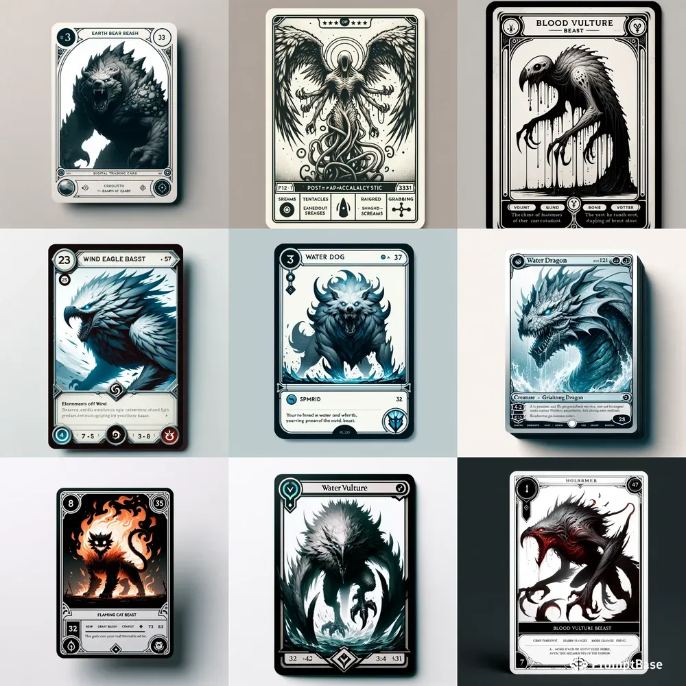 Fantasy Beast Cards DALL·E Prompt | PromptBase