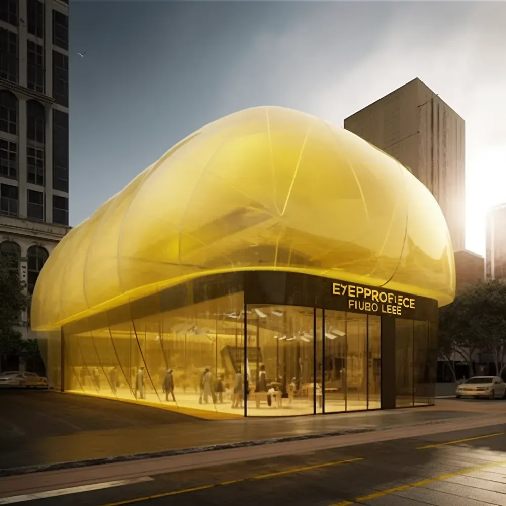 Iconic Popup Store Designs Ecofriendly Midjourney Prompt | PromptBase