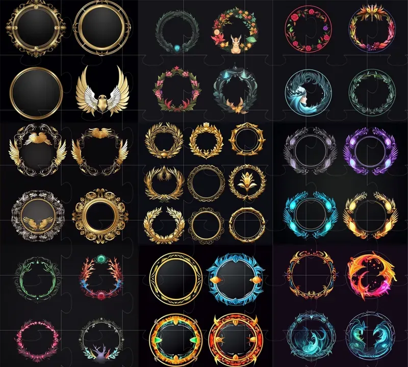 Game Avatar Frames Midjourney Prompt | PromptBase