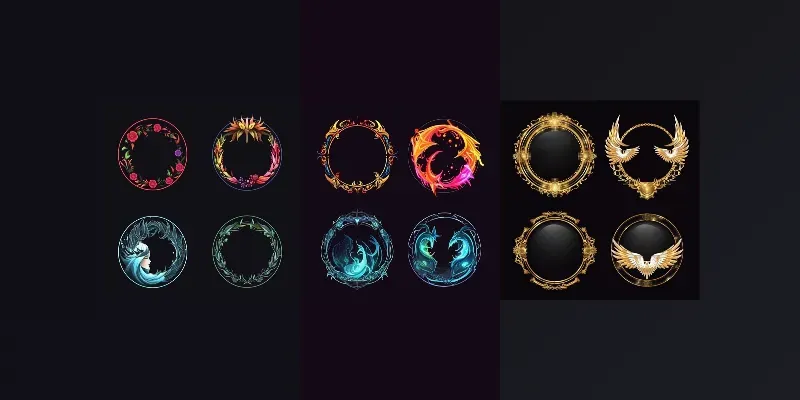 Game Avatar Frames Midjourney Prompt | PromptBase