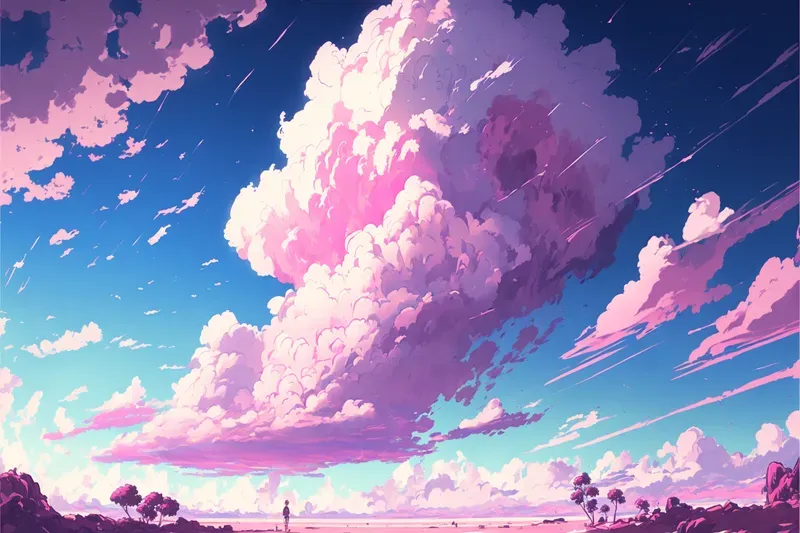 Cotton Candy Skies Midjourney Prompt | PromptBase