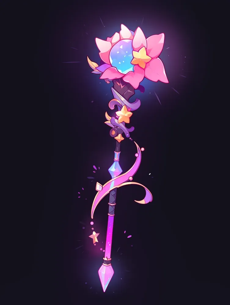 Pastel Punk Game Asset Art Midjourney Prompt Promptbase