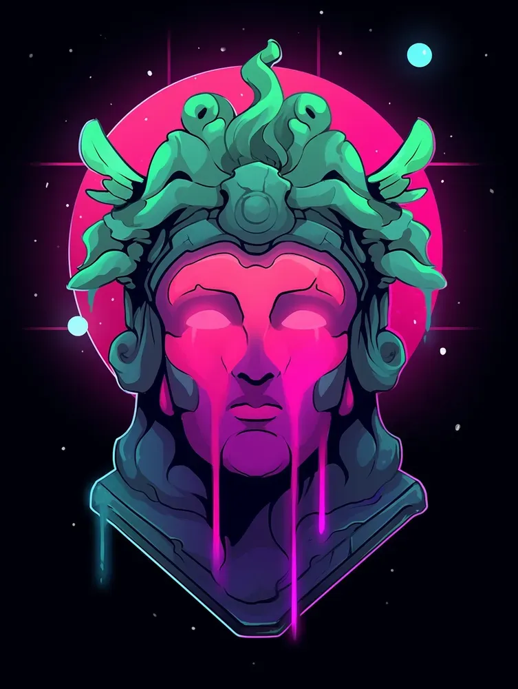 Pastel Punk Game Asset Art Midjourney Prompt Promptbase