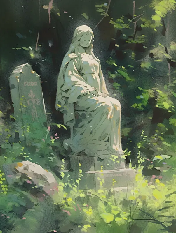 Anime Inspired Scenic Gouache Paintings Midjourney Prompt | PromptBase