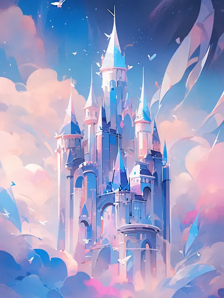 Anime Inspired Scenic Gouache Paintings Midjourney Prompt | PromptBase