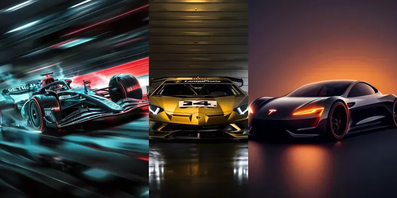 Dynamic Car Wallpaper Generator App | PromptBase