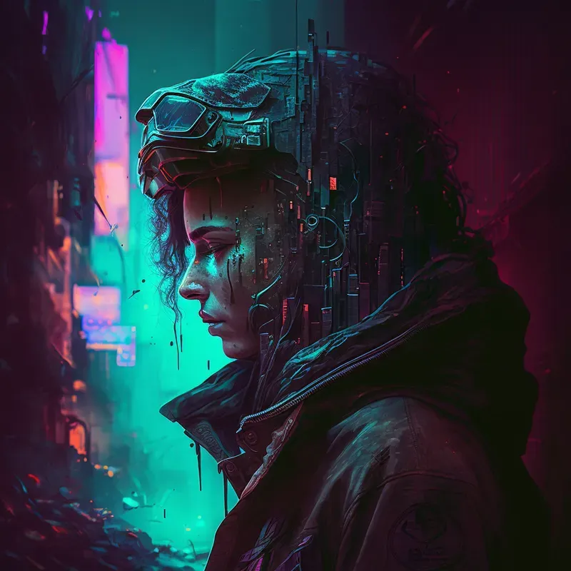 Cyberpunk Avatars Midjourney Prompt | PromptBase