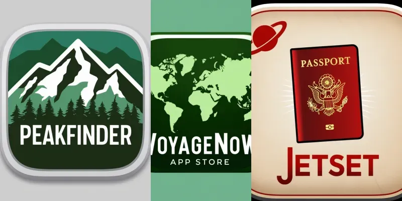 Travel App Icon Designs With Names Leonardo Ai Prompt | PromptBase