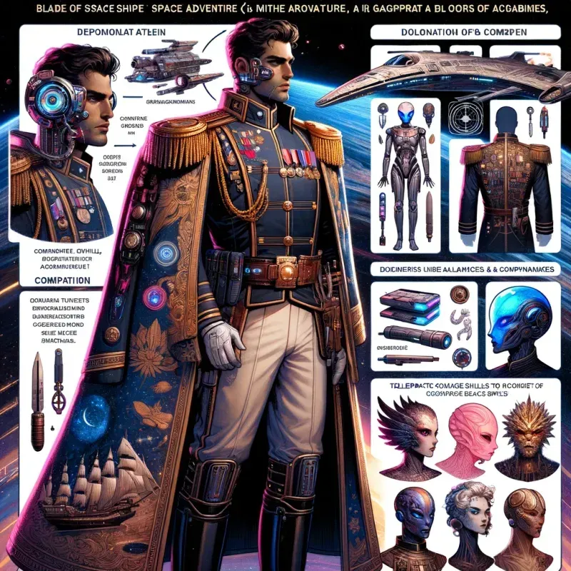 Fantasy Scifi RPG Character Designs DALL·E Prompt | PromptBase