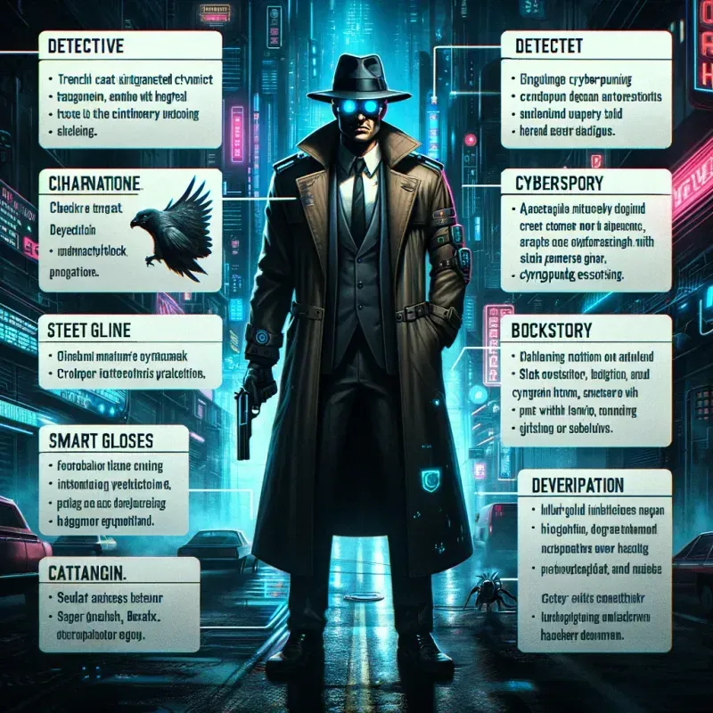 Fantasy Scifi RPG Character Designs DALL·E Prompt | PromptBase