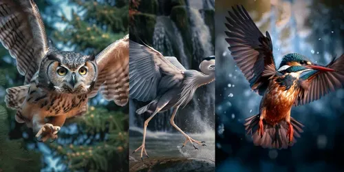 Photorealistic Birds In Flight Midjourney Prompt | PromptBase