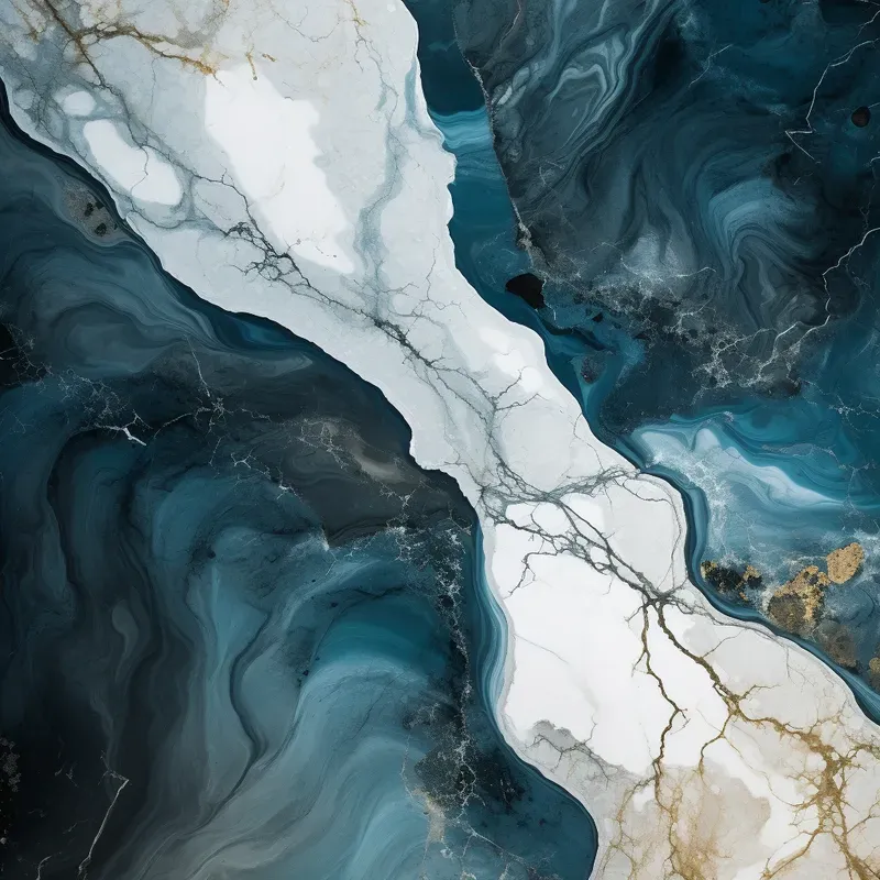 Fractured Marble Formations Midjourney Prompt | PromptBase