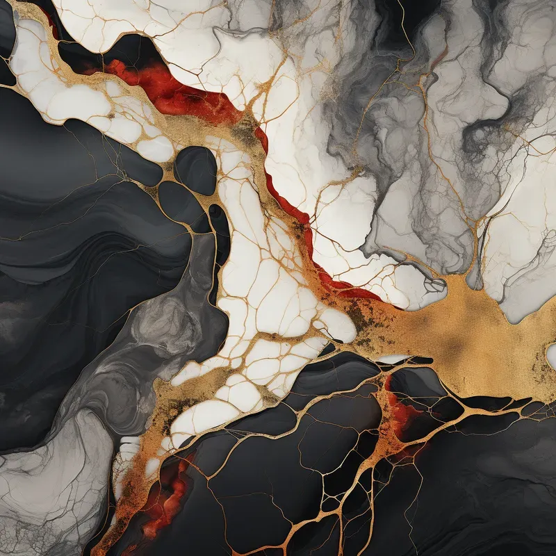 Fractured Marble Formations Midjourney Prompt | PromptBase