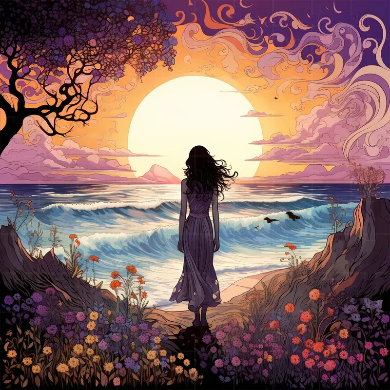 Richely Detailed Fine Line Art Midjourney Prompt | PromptBase