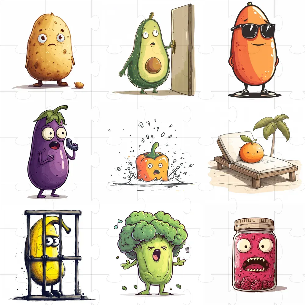 Naive Cartoons Midjourney Prompt | PromptBase