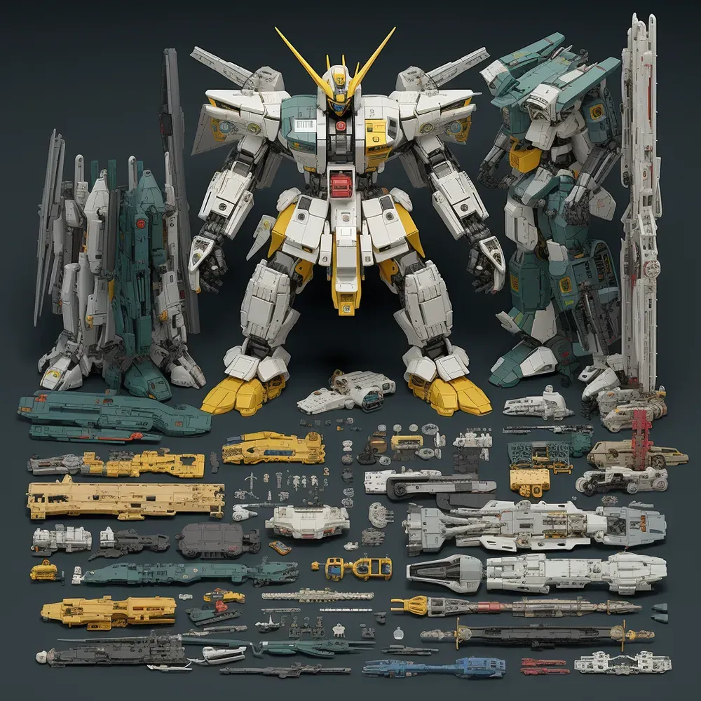 Parts And Equipment Exploded Views Midjourney Prompt | PromptBase