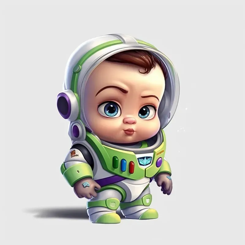 Hq Super Cute Baby Disney Characters Midjourney Prompt | PromptBase