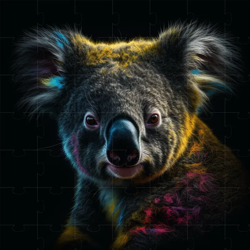 Stunning Photo Realistic Neon Animals Midjourney Prompt | PromptBase