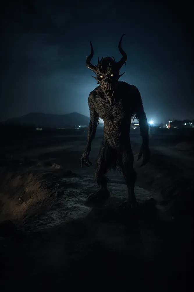 Creepy Demons Midjourney Prompt | PromptBase